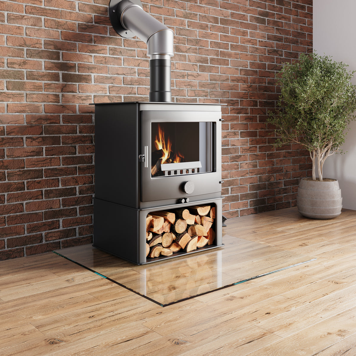 Square Glass Hearth | From £139.99 — Express Glass Warehouse